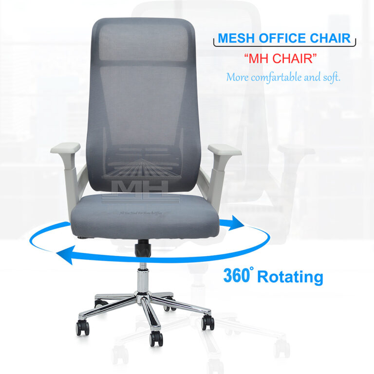 Office Chair-MH-678 Black - MultiHome Furnitures